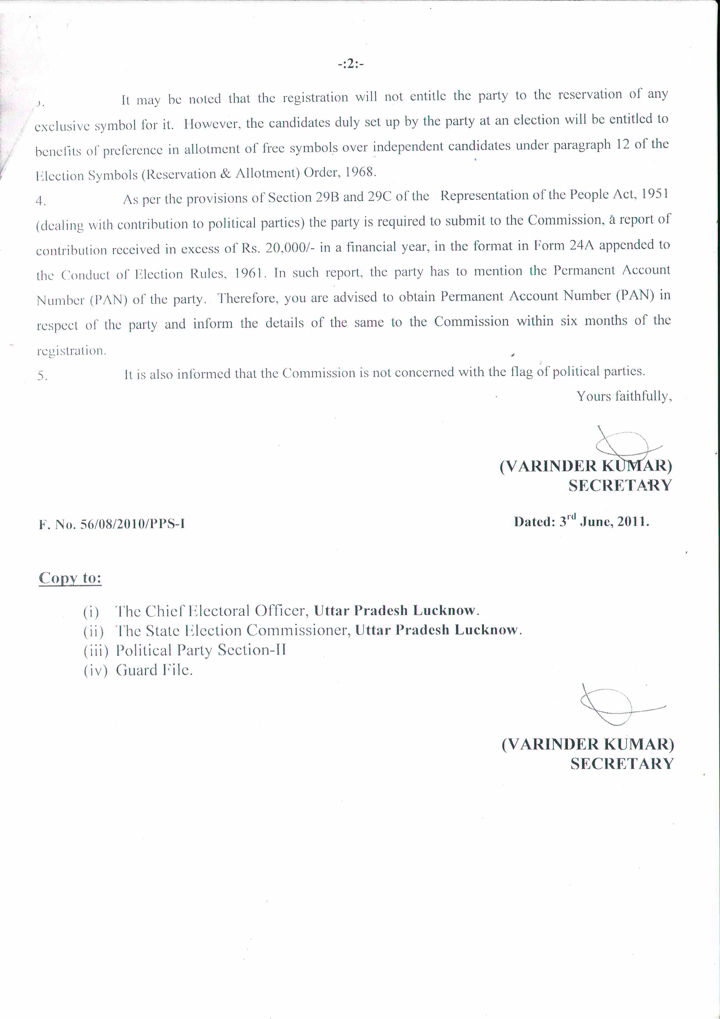 Public Political Party Registration – Public Political Party